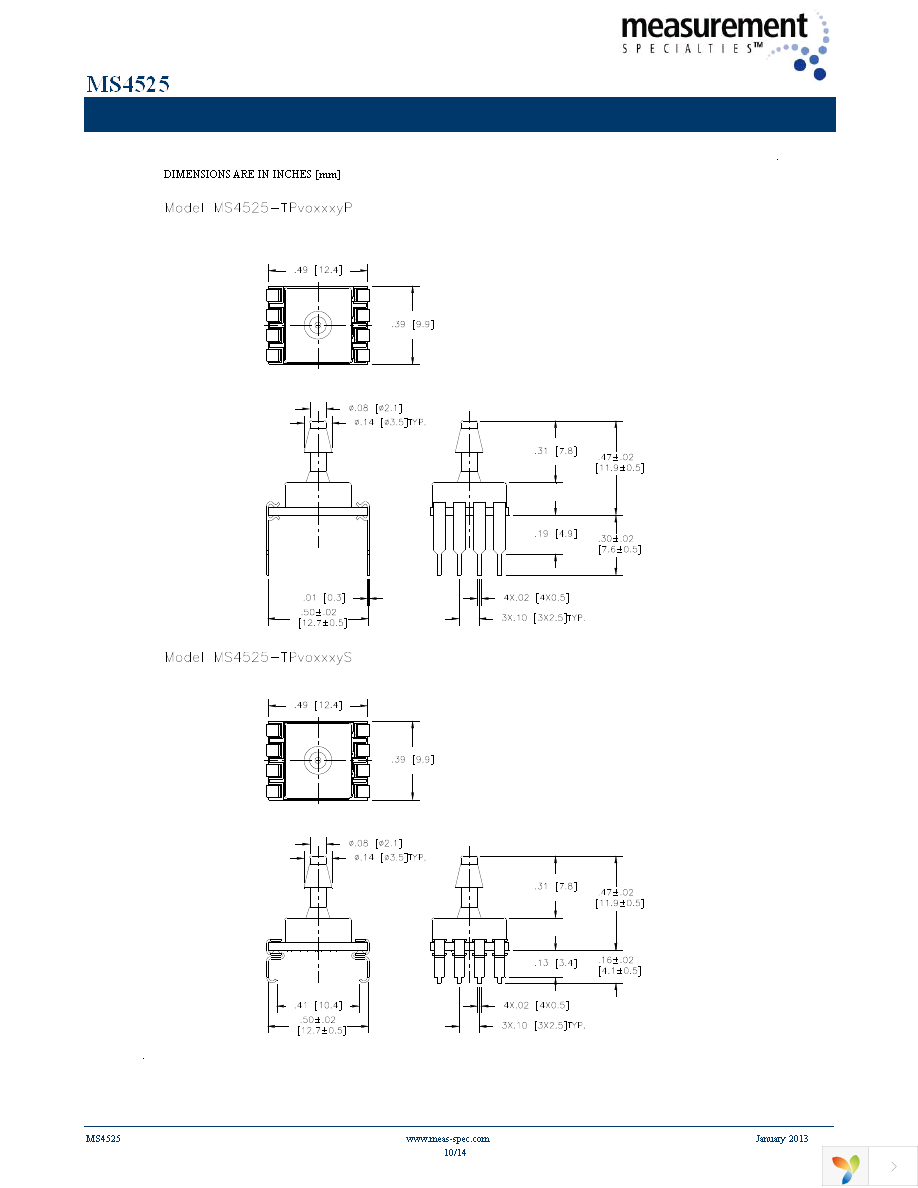 4525-DS5A001DP Datasheet (PDF Download) 12 / 14 Page - Measurement ...